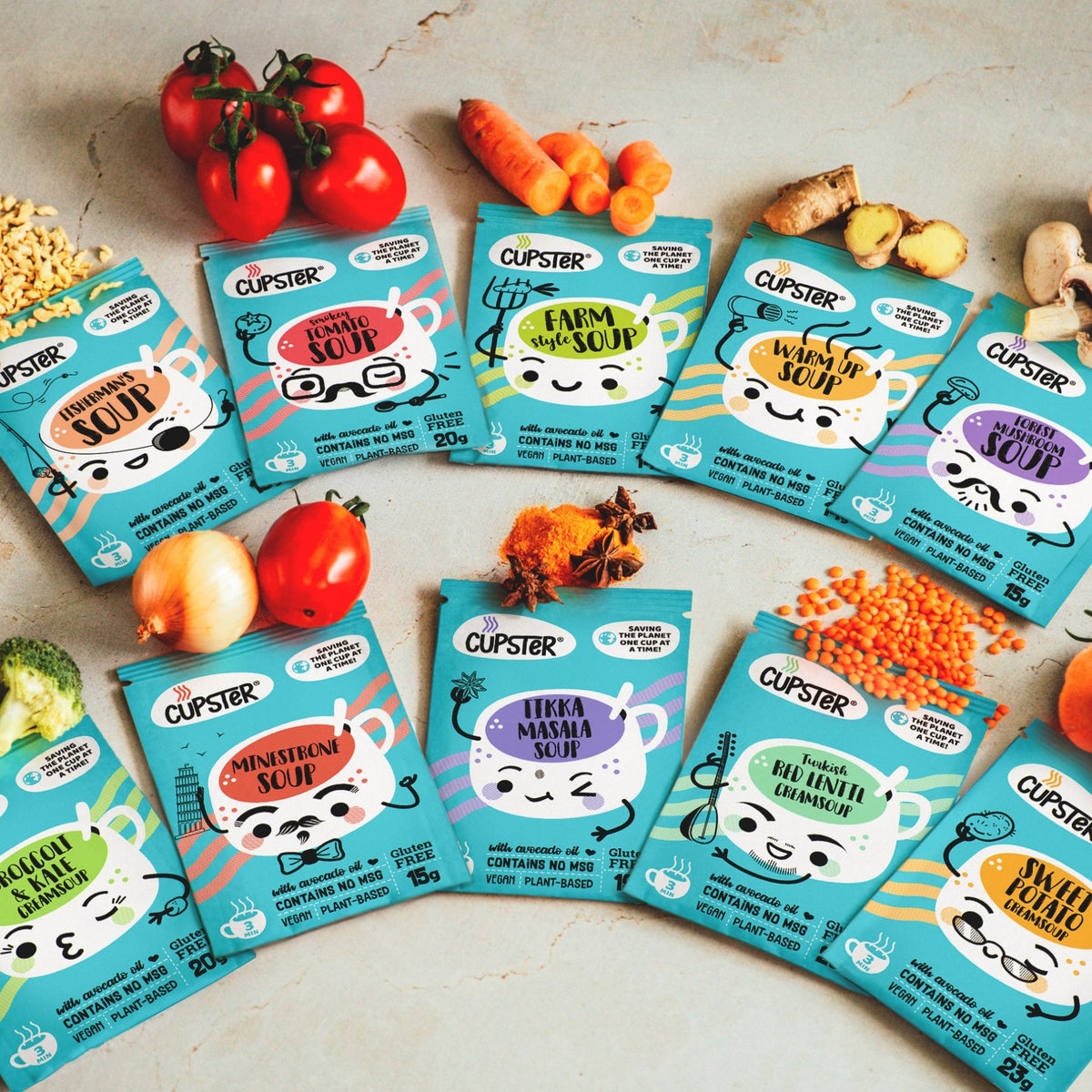 Cupster instant soups – Mill & Folks