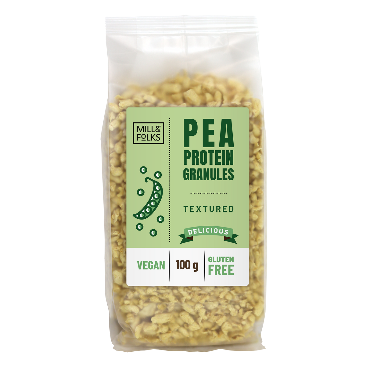 Pea Protein granules 100g – Mill & Folks